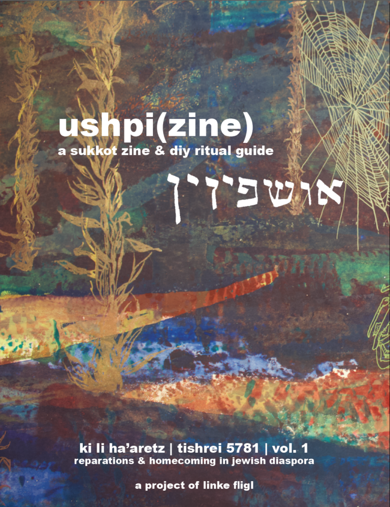 Eight Nights of Jewish Zines: Ushpi(zine) by Linke Fligl | New Voices
